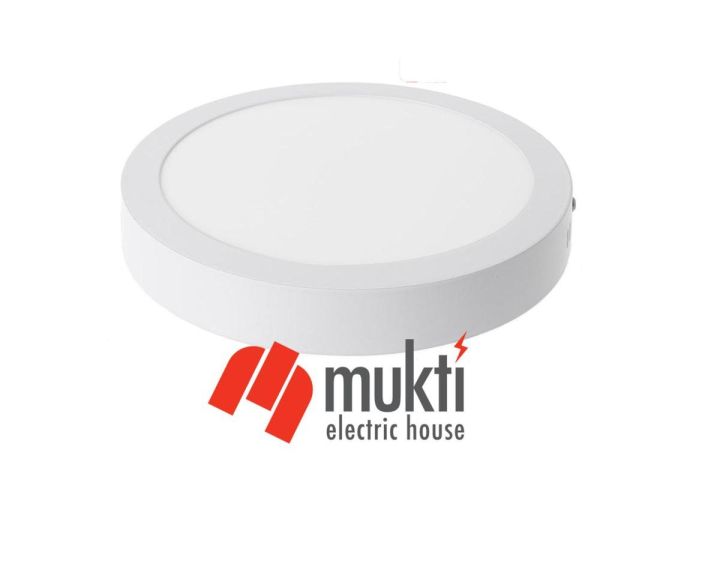 WENER 12 Watt Round Surface Panel White 2 Years Warranty Down led ...