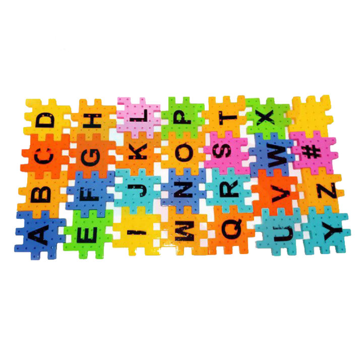 Educational Building Blocks Set For Kids letter / Number Plastic ...