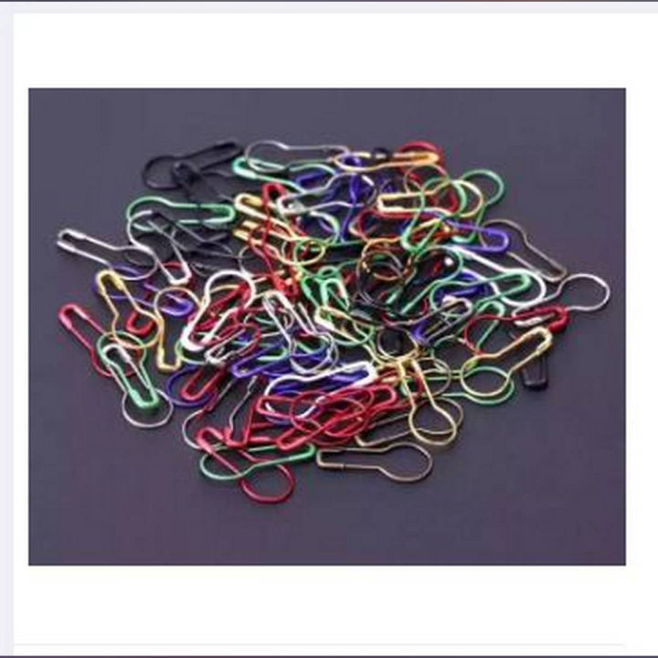 Metal Pins Pear, Safe Metal Clips multi colors 50 pcs | Daraz.com.bd