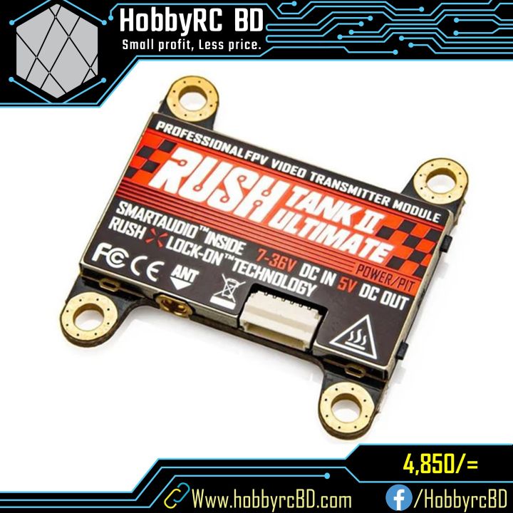RUSH TANK II Ultimate 800mW 2-8S Video Transmitter for FPV Racing ...