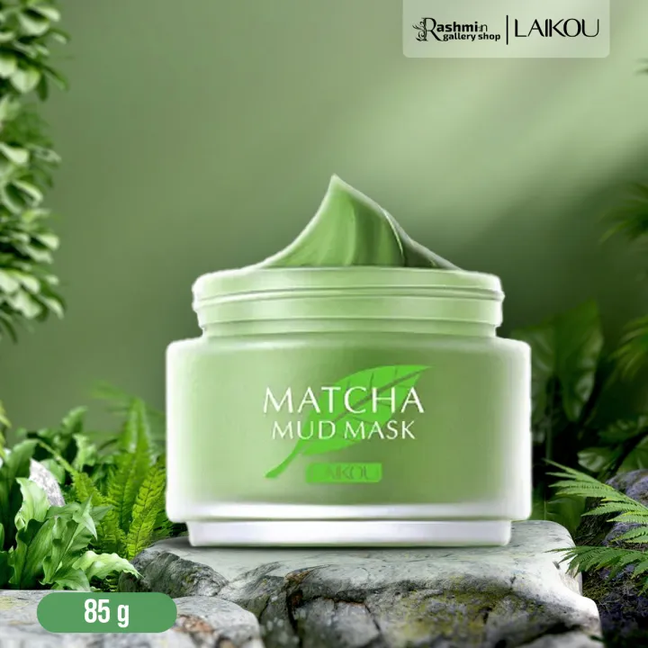 Laikou Green Tea Matcha Mud Facial Mask Clay Deep Cleaning Oil-Control ...