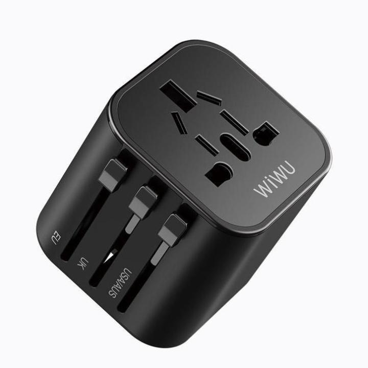 WIWU Universal Plug Adapter Portable Muti-function sockets Charging ...