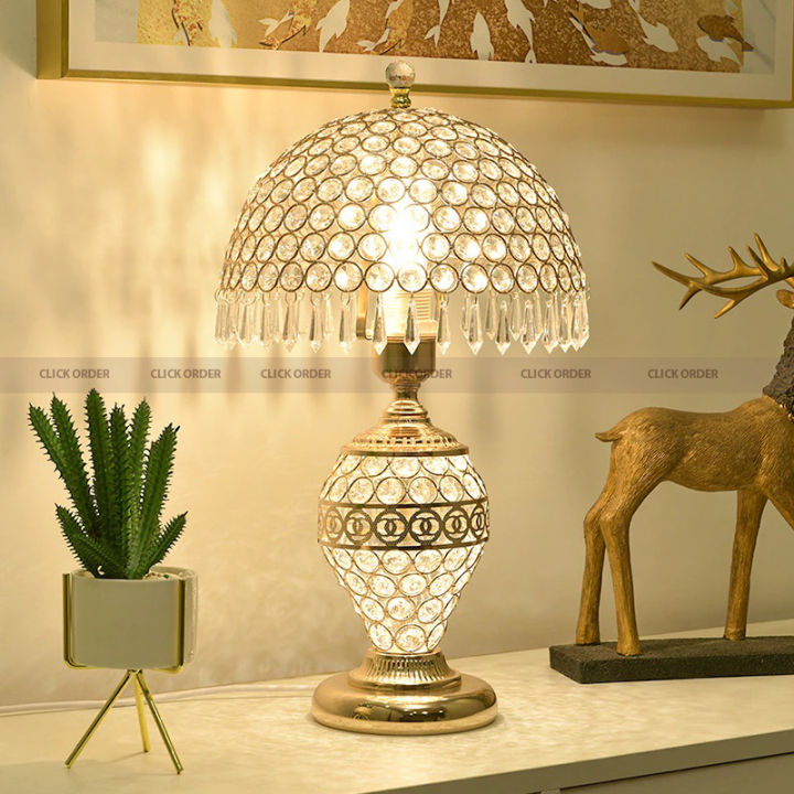 Luxury Crystal Table Lamp Led Desk Lamp | Daraz.com.bd