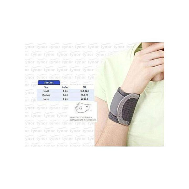 Wrist Brace with Double Lock - Ash | Daraz.com.bd
