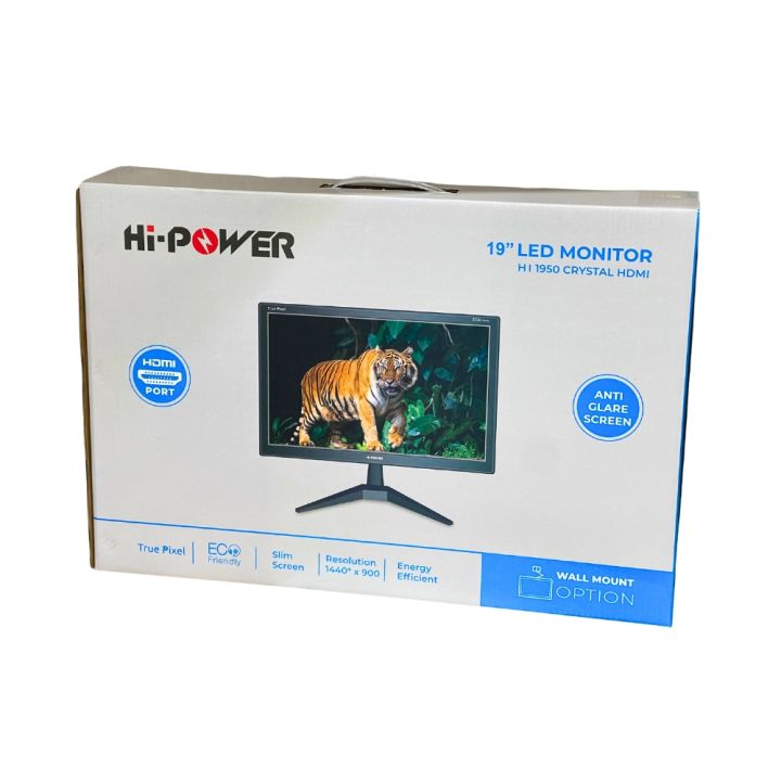 Hi-Power 19 Inch LED Monitor For Desktop & CCTV Camera. With 1 Year ...