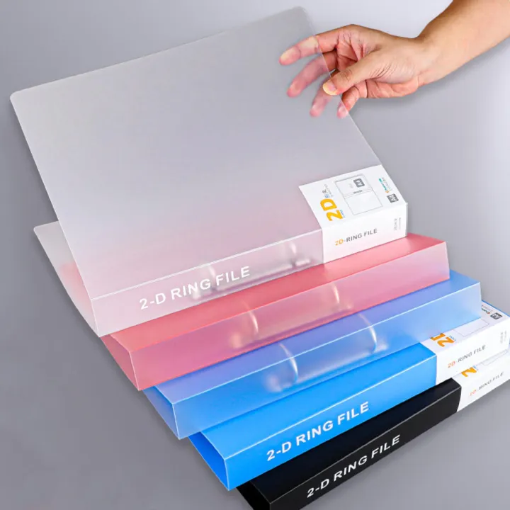 【Quality】 Premium Quality - Folder 2-hole D-clip Plastic Pp Folder A4 ...
