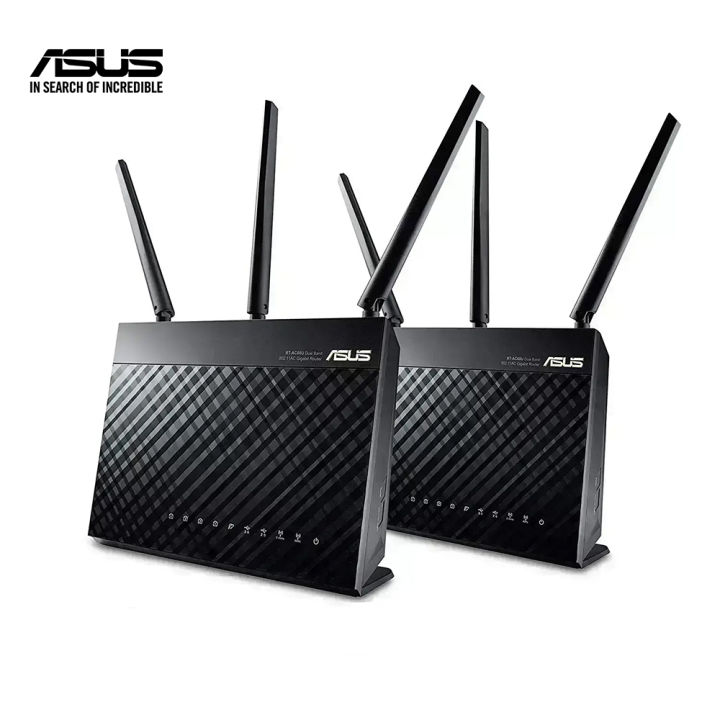 ASUS RT-AC68U(2-Pack) Router, AiMesh AC1900 wifi System Router, up to ...