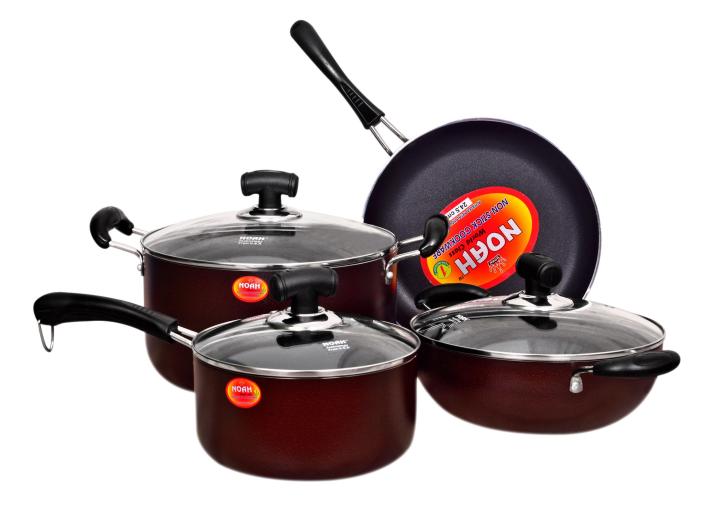 NOAH Non-Stick Full Set - Coffee | Daraz.com.bd