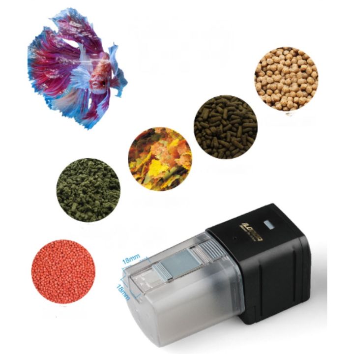 Fish Tank Automatic Feeder Timing Feeding Machine Mobile Phone Remote ...