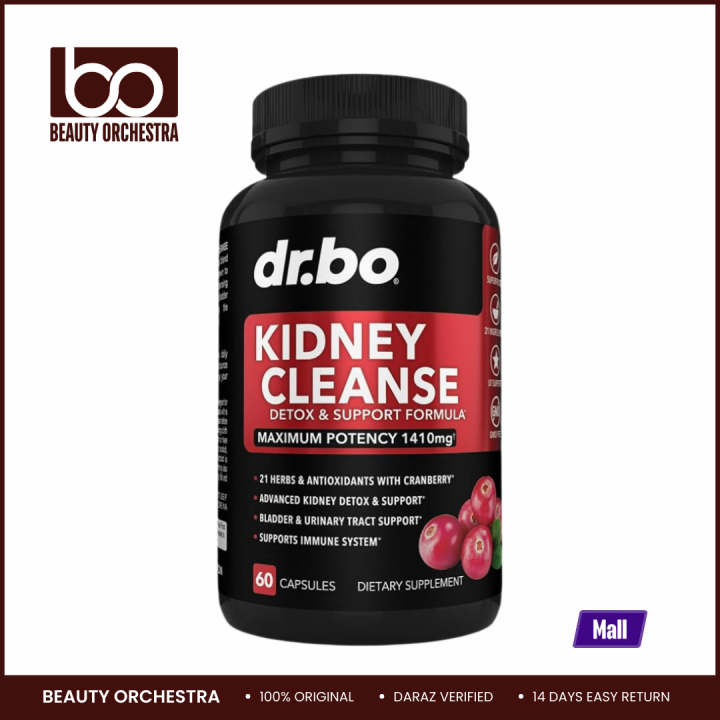 Dr.Bo Kidney Cleanse Detox & Support Supplement - 60 Capsules | Daraz ...