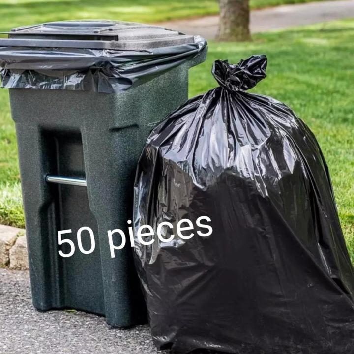 Garbage Bag (24" X 18") 50 Piece - dustbin | Daraz.com.bd