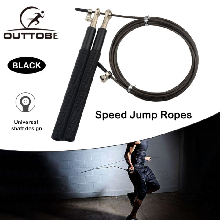 Outtobe 3M Jump Rope High Speed Steel Wire Cable Professional Jump Rope ...