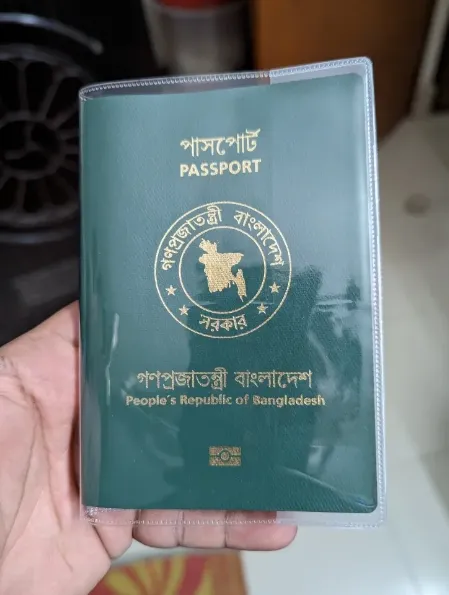 High Quality Transparent Passport Cover With Card Holder ( High Quality ...