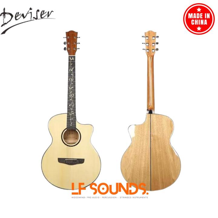 Deviser L-710B Acoustic Guitar - 40 - Sandy Brown | Daraz.com.bd