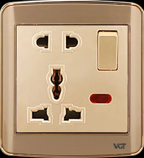 VGT- 5 Pin MF Socket / Multifunctional Socket (Golden series) | Daraz ...