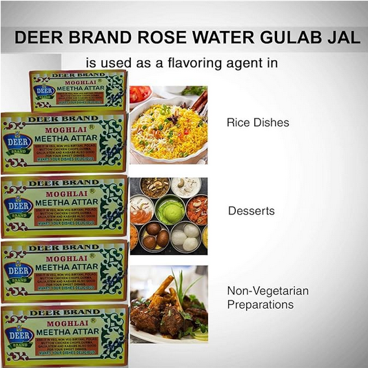 DEER BRAND Mughlai Meetha Attar 13g(Pack of12) Mughlai Mitha Essence ...