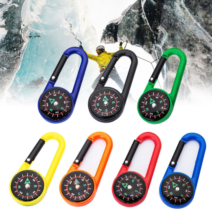 FG Mixed Colour Outdoor Camping Hiking Tactical Survival Mini Compass ...