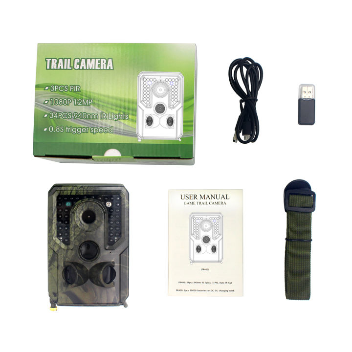 Outdoor Trail Camera Wildlife Camera With Night Vision Motion Activated 1037