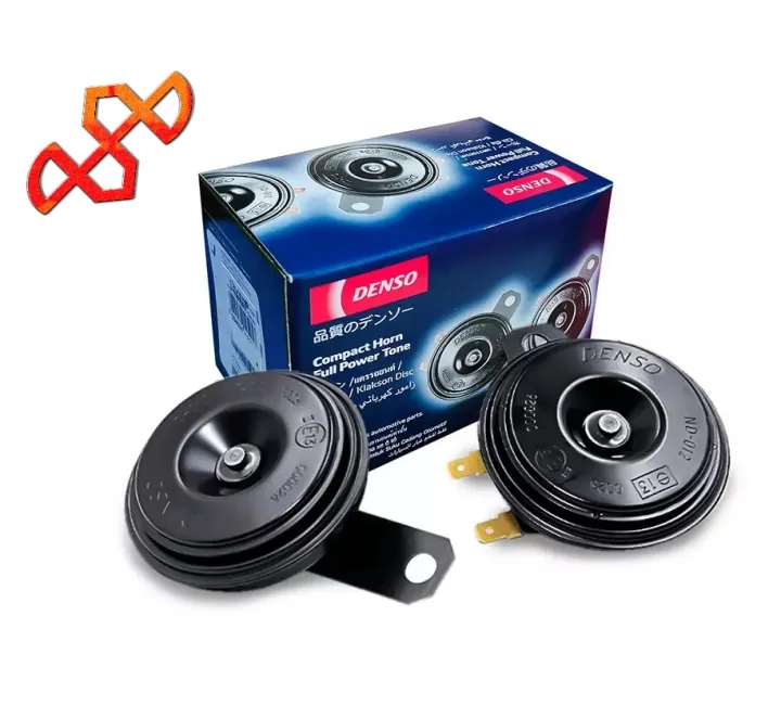 Denso Disc Horn (12V) Double/2 Pin For All Motorcycle & Car, High ...