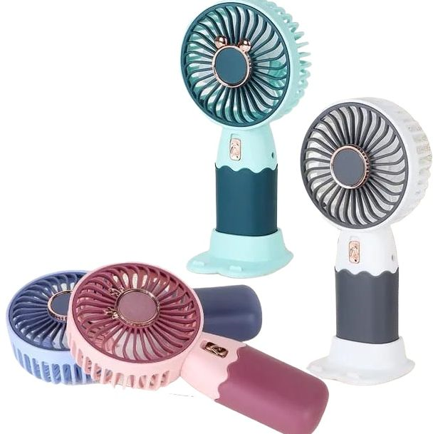 MINI FAN USB RECHARGEBLE DESK AND PORTABLE FAN | Daraz.com.bd