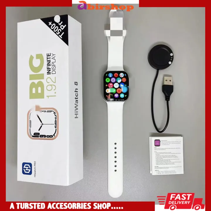 T500+ Pro Smartwatch With Bluetooth Call Heart Rate Blood Pressure ...
