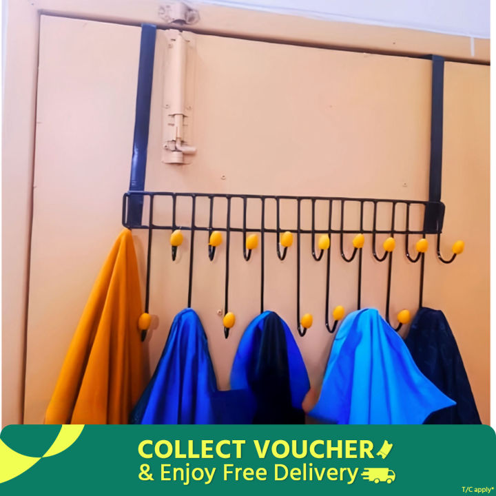 Magic Door Hanger 19 Hooks 2 Step space saver | Daraz.com.bd