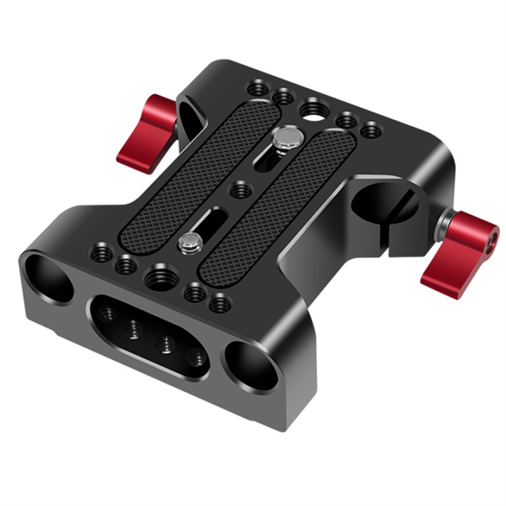 Camera Base Plate With Dual 15mm Rod Rail Clamp Suitable For Rabbit ...