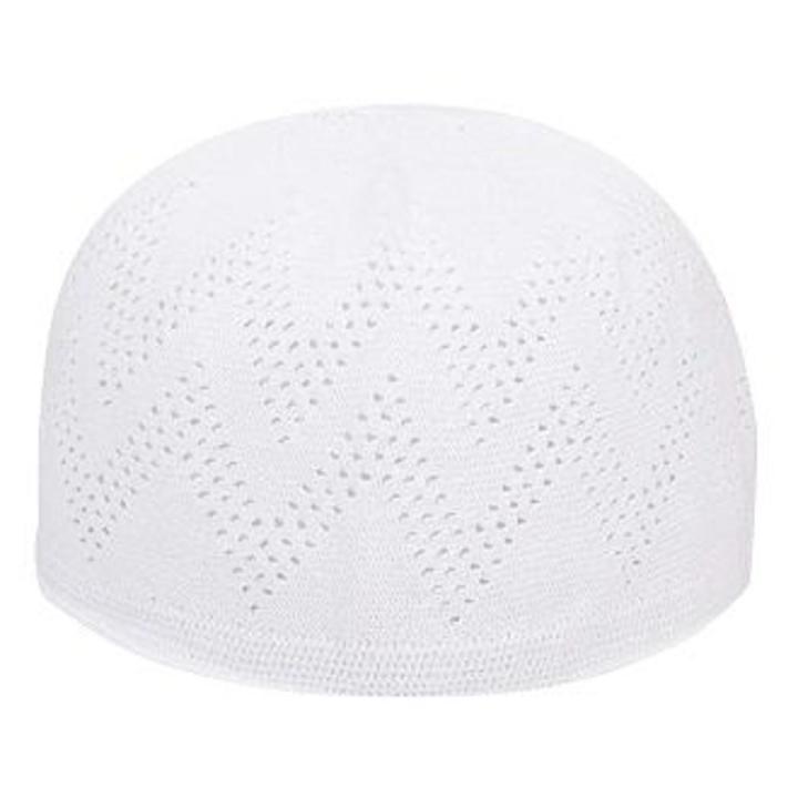 Full White Turkey Cotton Prayer Tupi-1pc | Daraz.com.bd