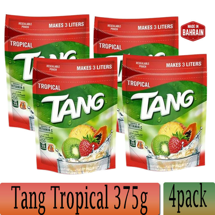 Tang Tropical Flavor, 375gm (Bahrain) - 4pack | Daraz.com.bd