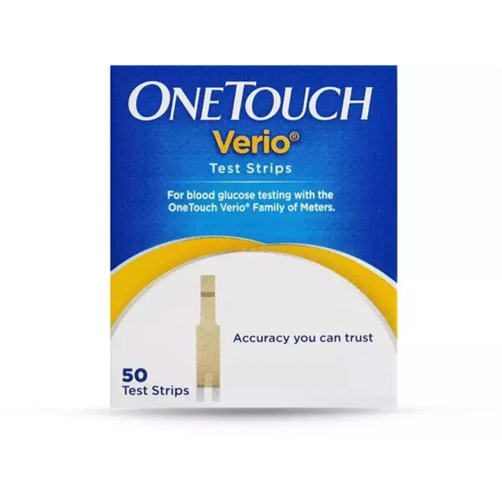 Onetouch Verio Glucometer Test Strip 50s Pack | Daraz.com.bd