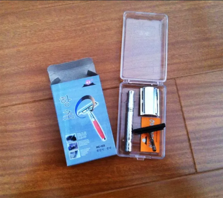 Stainless Steel 2 in 1 Double Edge Men's Comfortable Safety Shaving ...