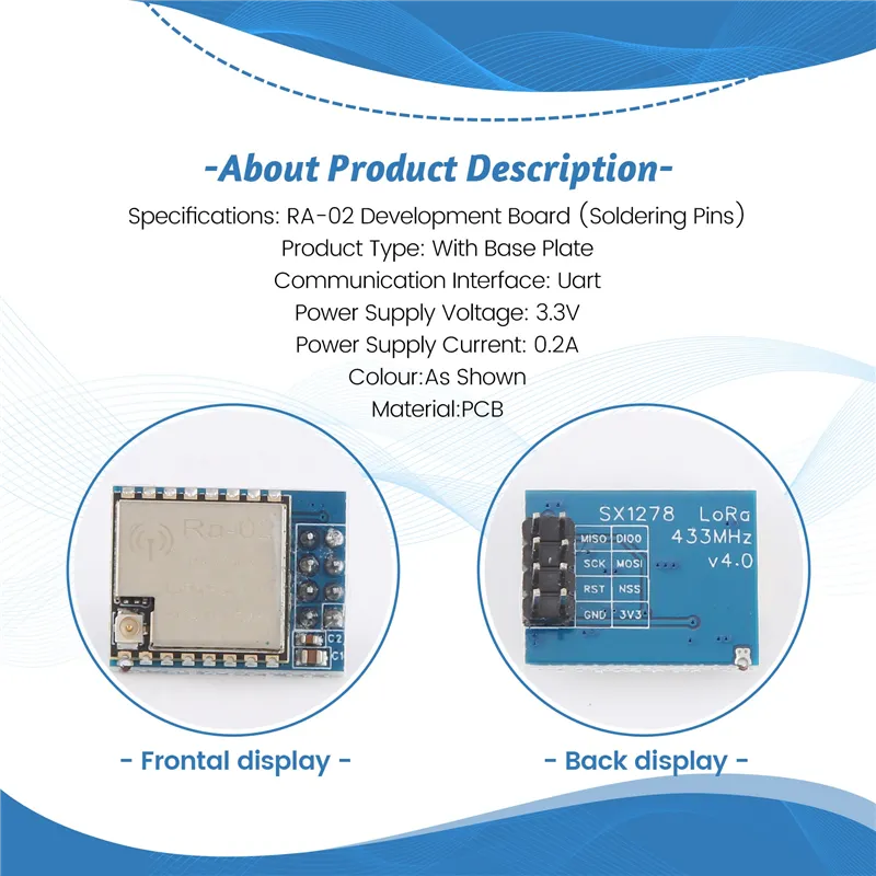Development Board Module SX1278 LORA Spread Spectrum Wireless Module/433MHZ Wireless Serial/UART ...