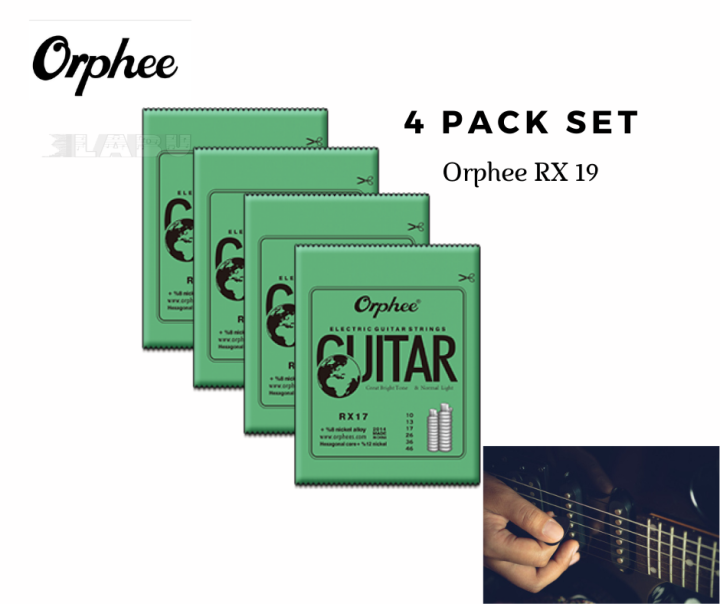 Orphee RX Electric Series RX17 Guitar Strings 4 Pack/SET | Daraz.com.bd