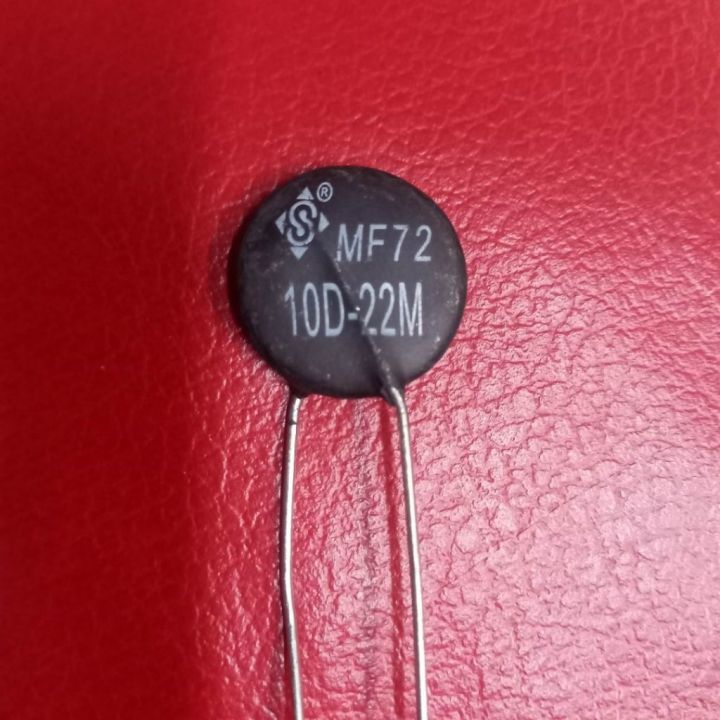BLACK NTC 10D-22 22mm Leaded Epoxy Coated Thermistor Temperature Sensor ...