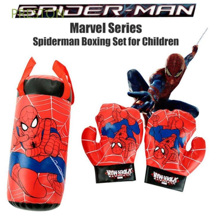 Spiderman Punching Bag Boxing Play Set for Kids with Gloves | Daraz.com.bd