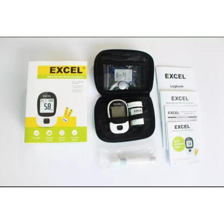 Excel Blood Glucose Monitoring System Glucometer | Daraz.com.bd