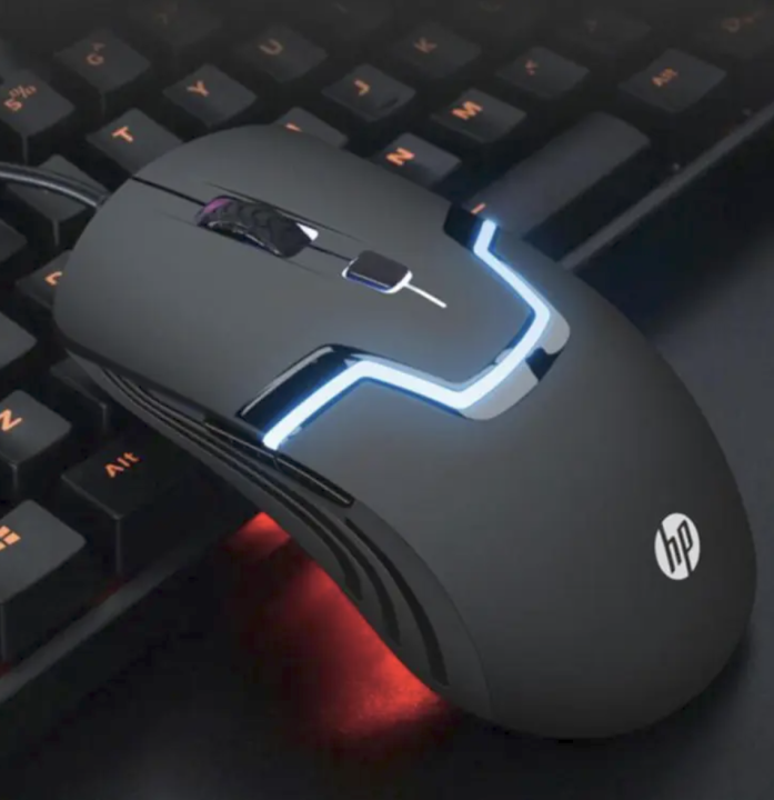 Hp M100 Usb Wired Gaming Optical Mouse With Led Backlight And ...