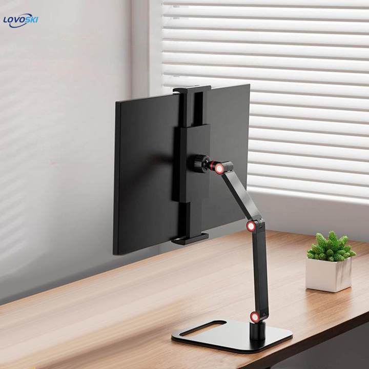 Portable Stand Holder Adjustable Clamp Swivel Bracket Screen Holder ...
