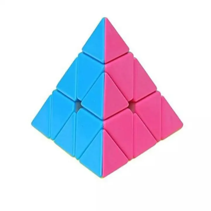 Pyramid Rubik's Cube Stickerless | Daraz.com.bd