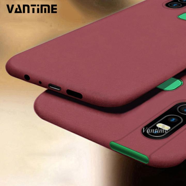 Vantime for Infinix S5 Pro Case Soft Sandstone Ultra Thin Matte Back ...