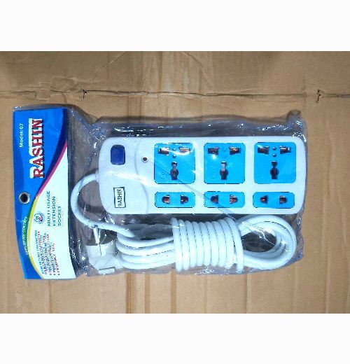 Best & High Quality Multiplug 6 Port Extention Socket 5 Meters Cable ...