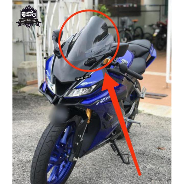 Motorcycle Windshield Windscreen Visor Compatible for YAMAHA R15 V3 ...