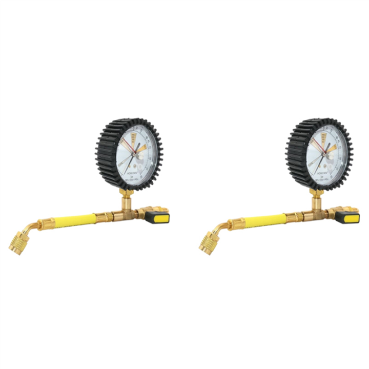 ZOROOM 2X Air Conditioning Refrigeration Test Nitrogen Pressure Gauge ...