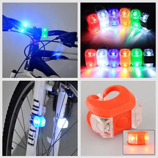 2Pcs Bike Bicycle Mtb Led Frog Head Front Lamp Warning Rear Flash Light Cycle Accessories Cycle Accessories Daraz .bd