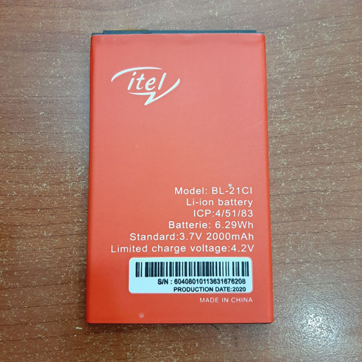 Itel BL-21CI 2000 mAh Mobile Battery for Itel A33 | Daraz.com.bd