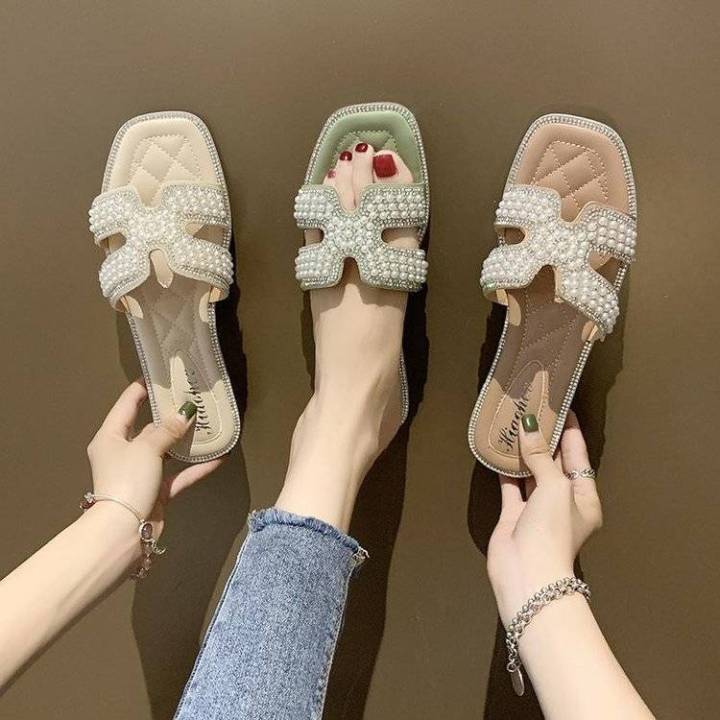 H Slippers Women's Outdoor Wear Spring and Summer New Korean Style ...
