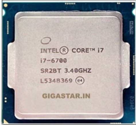 CORE I7 -6700 3.40 Ghz 6TH Generation processor 110-150- 250 model ...