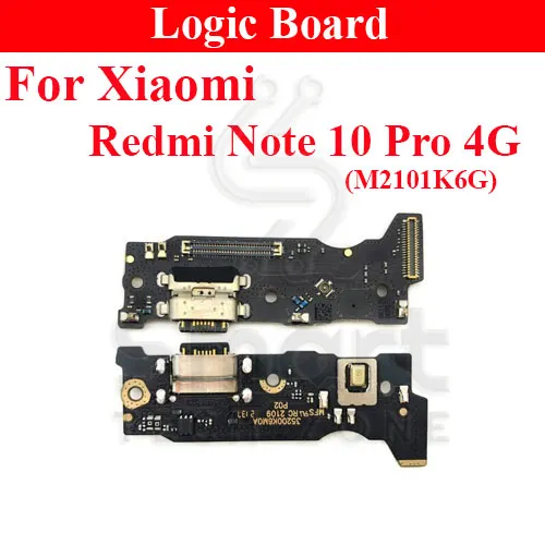 Charging Logic Board For Xiaomi Redmi Note 10 Pro 4G Charging Port For ...