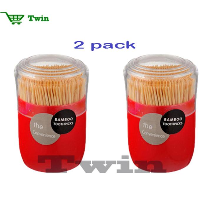 2 Pack Of Bamboo Toothpick 600 Pcs | Daraz.com.bd