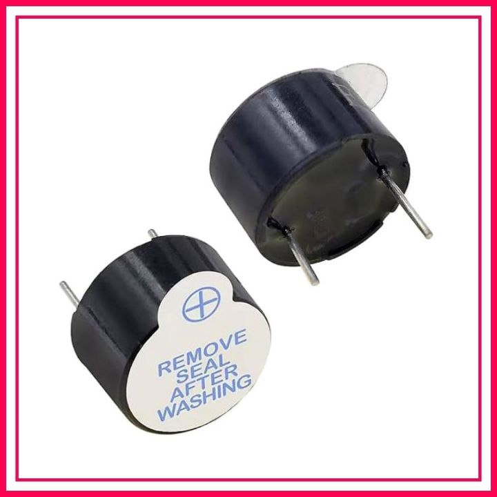 2pcs 5V Buzzer Alarm Sounder Speaker – Active Piezo Module for Arduino ...